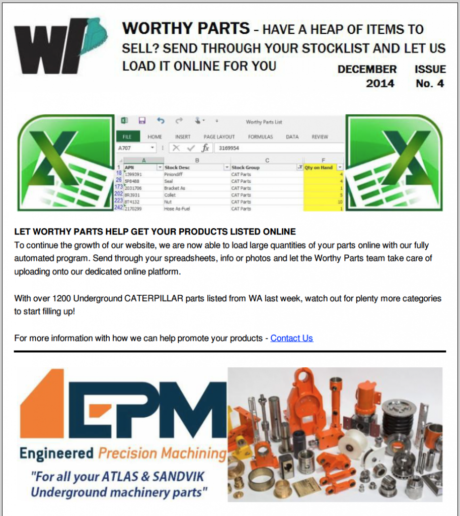 LET WORTHY PARTS HELP GET YOUR PRODUCTS LISTED ONLINE! VOL. 4 - Worthy ...