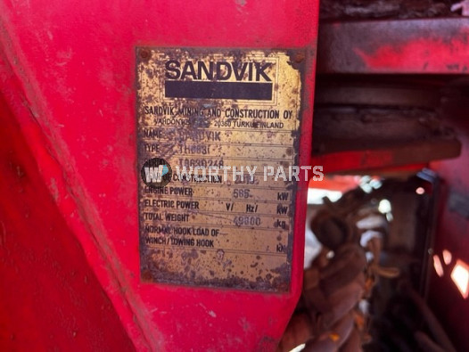 Sandvik Th663i Underground Truck - Worthy Parts