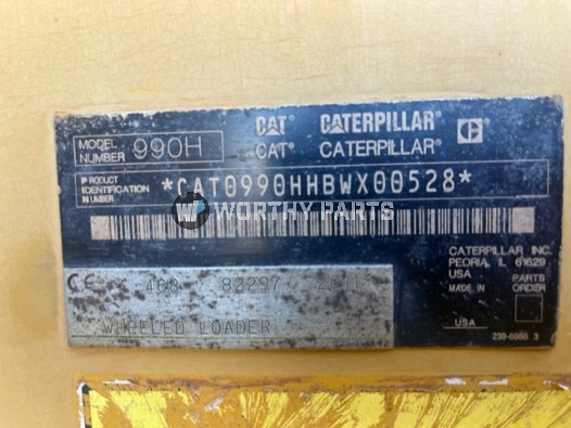Caterpillar 990h Wheel Loader - Worthy Parts